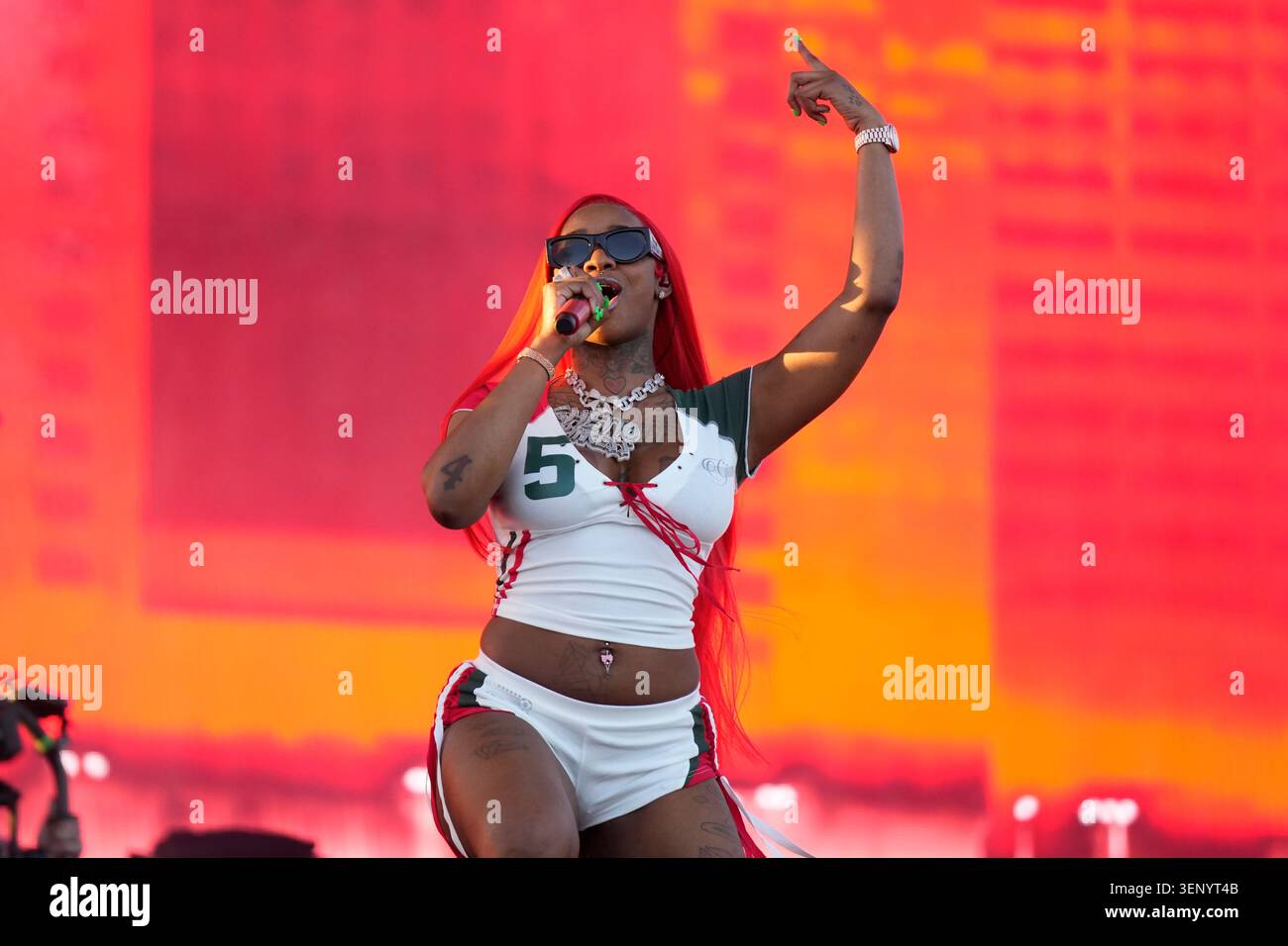 Sexyy Red performs at Summer Smash on Friday, June 12, 2026, at the ...