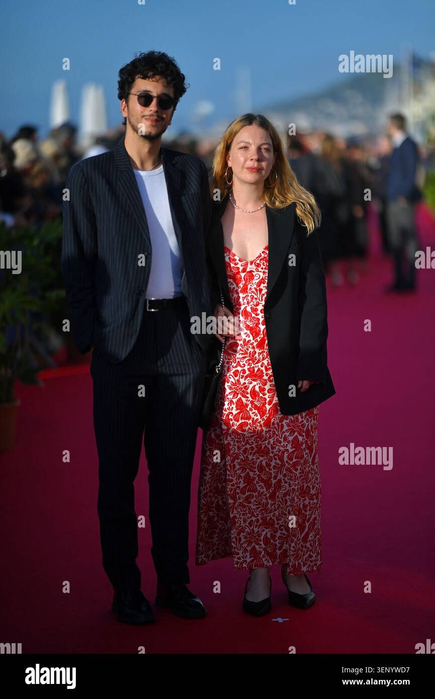 Aurélien Peyre and guest attend the red carpet during Day Three of the ...