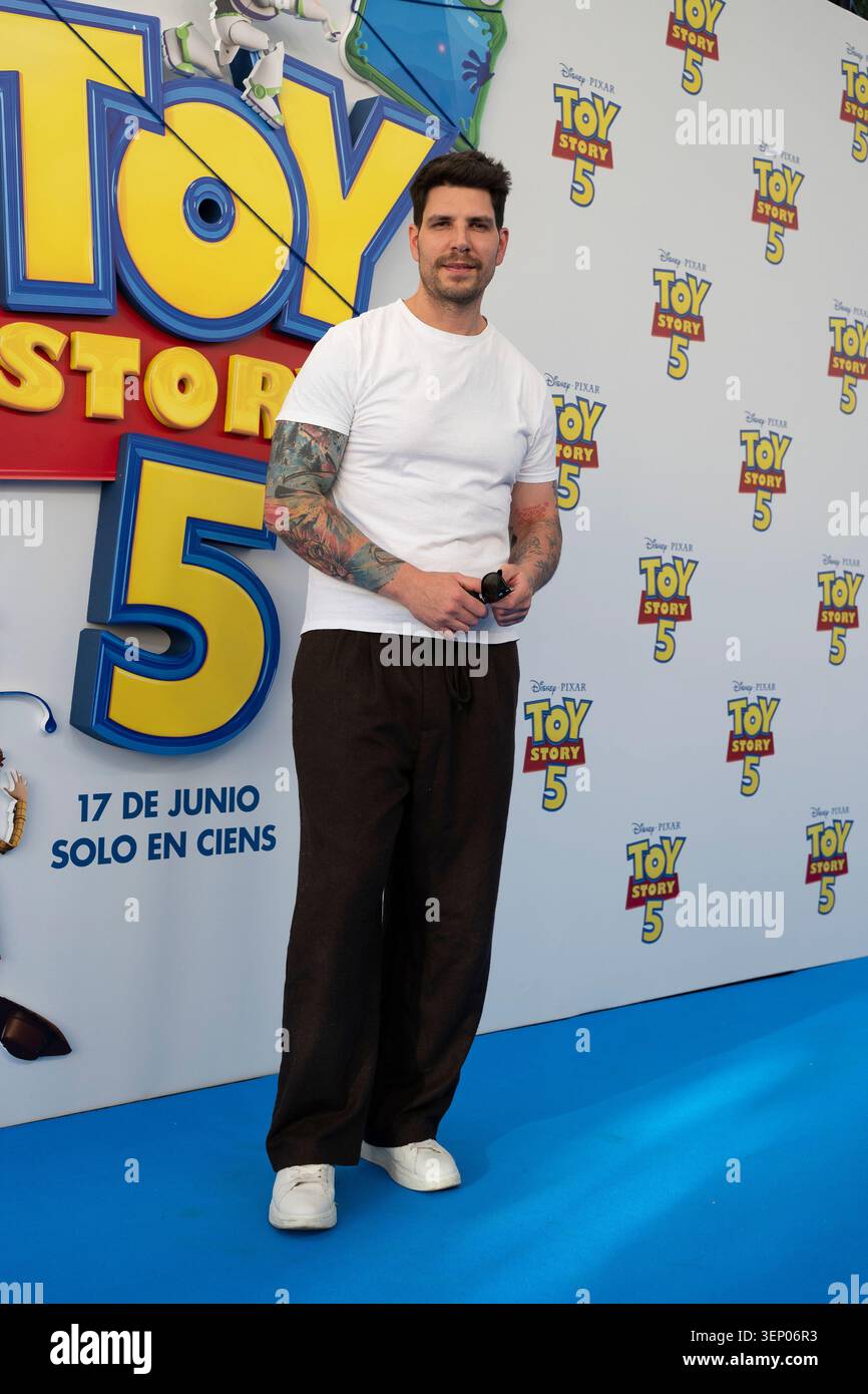 Diego Matamoros attends the premiere of "Toy Story 5" at Cines Callao ...