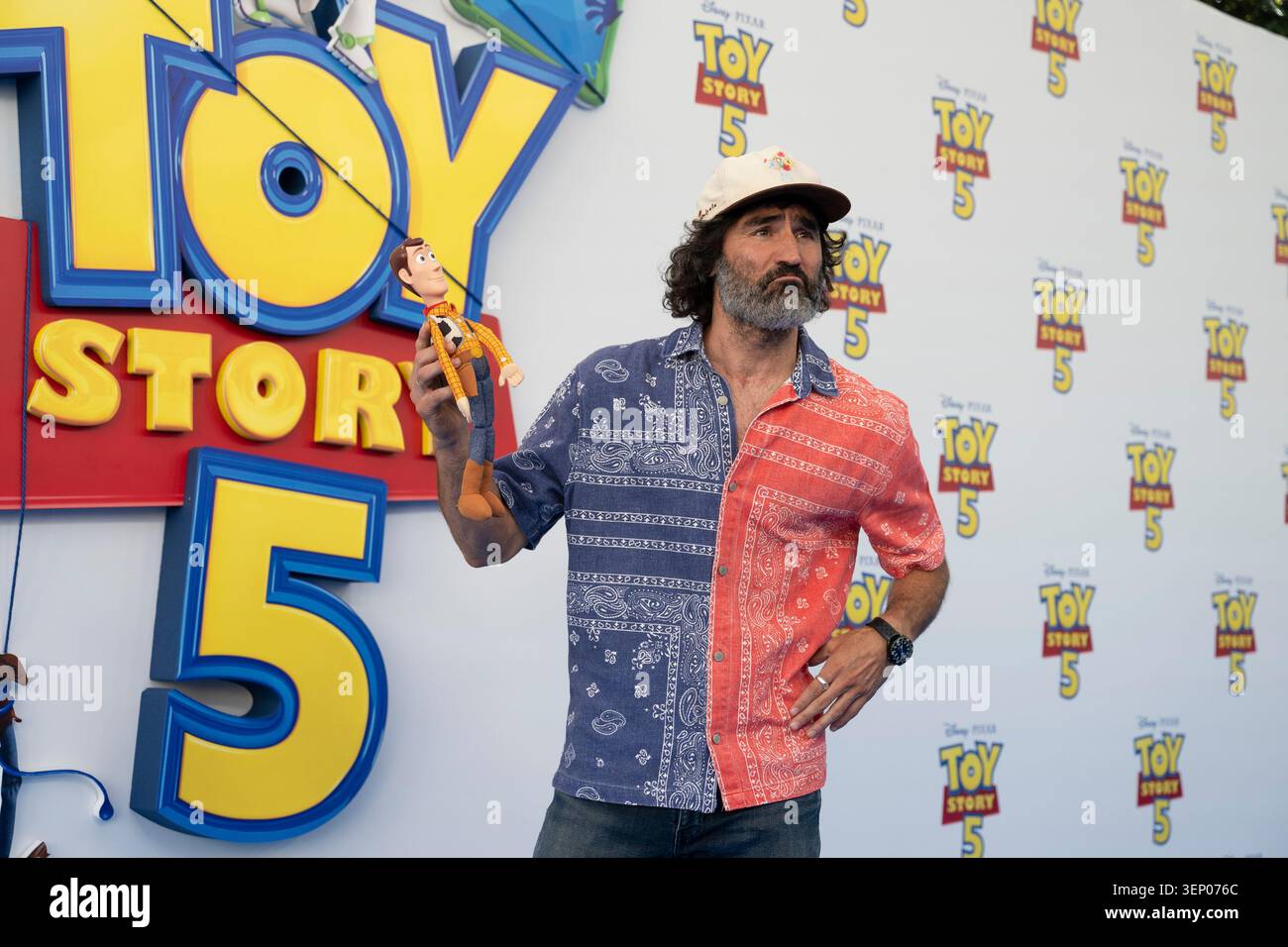 David Gomez attends the premiere of "Toy Story 5" at Cines Callao on ...
