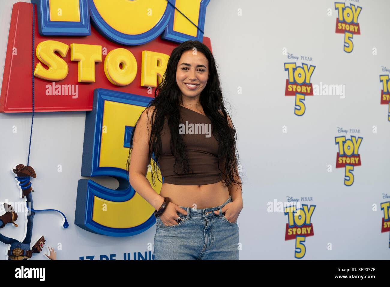 Carla Lina attends the premiere of "Toy Story 5" at Cines Callao on ...