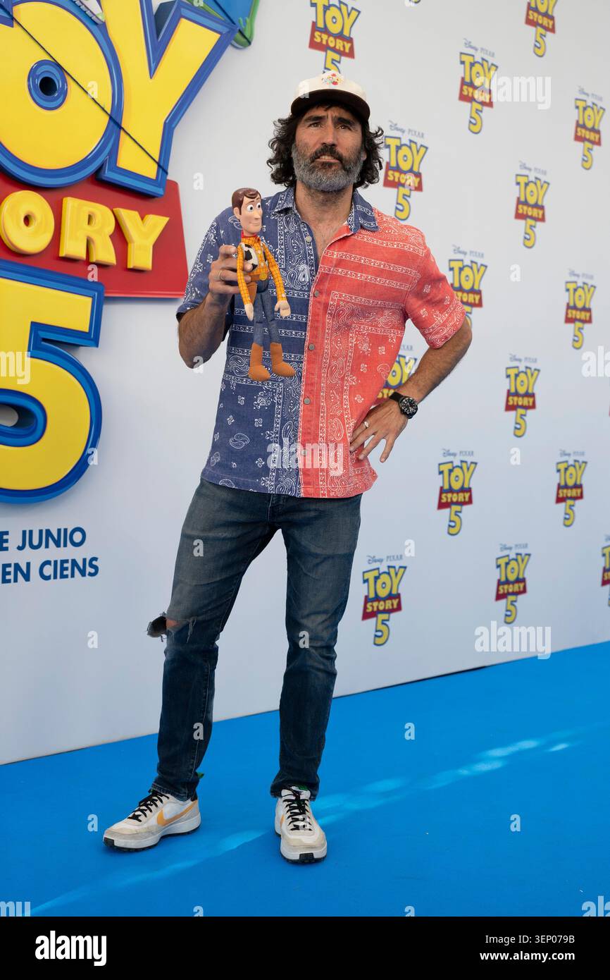 David Gomez attends the premiere of "Toy Story 5" at Cines Callao on ...