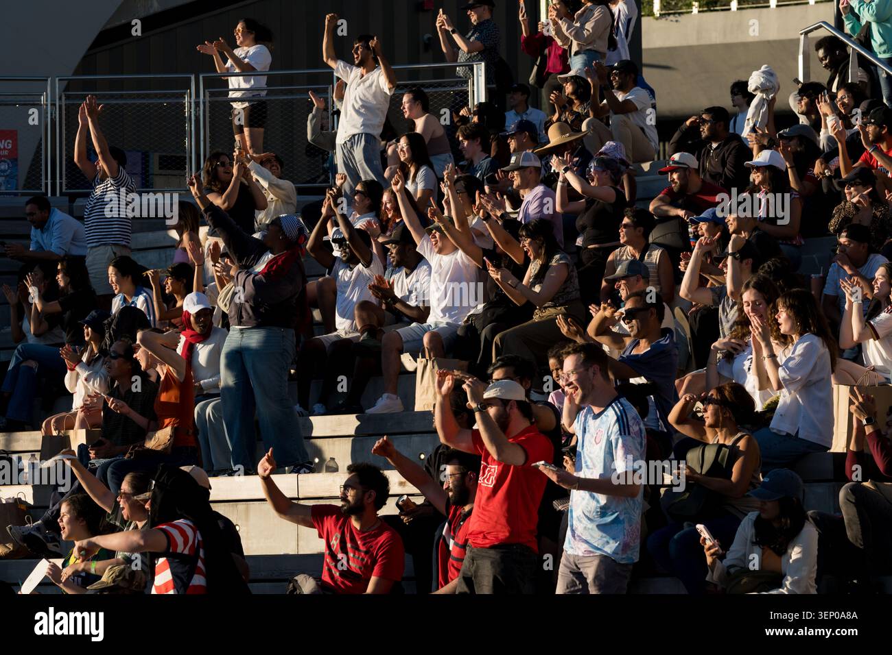 Seattle, USA. 12th Jun 2026. Thousands of fans flood the waterfront for ...