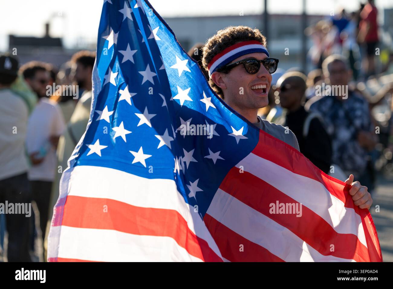 Seattle, USA. 12th Jun 2026. Thousands of fans flood the waterfront for ...