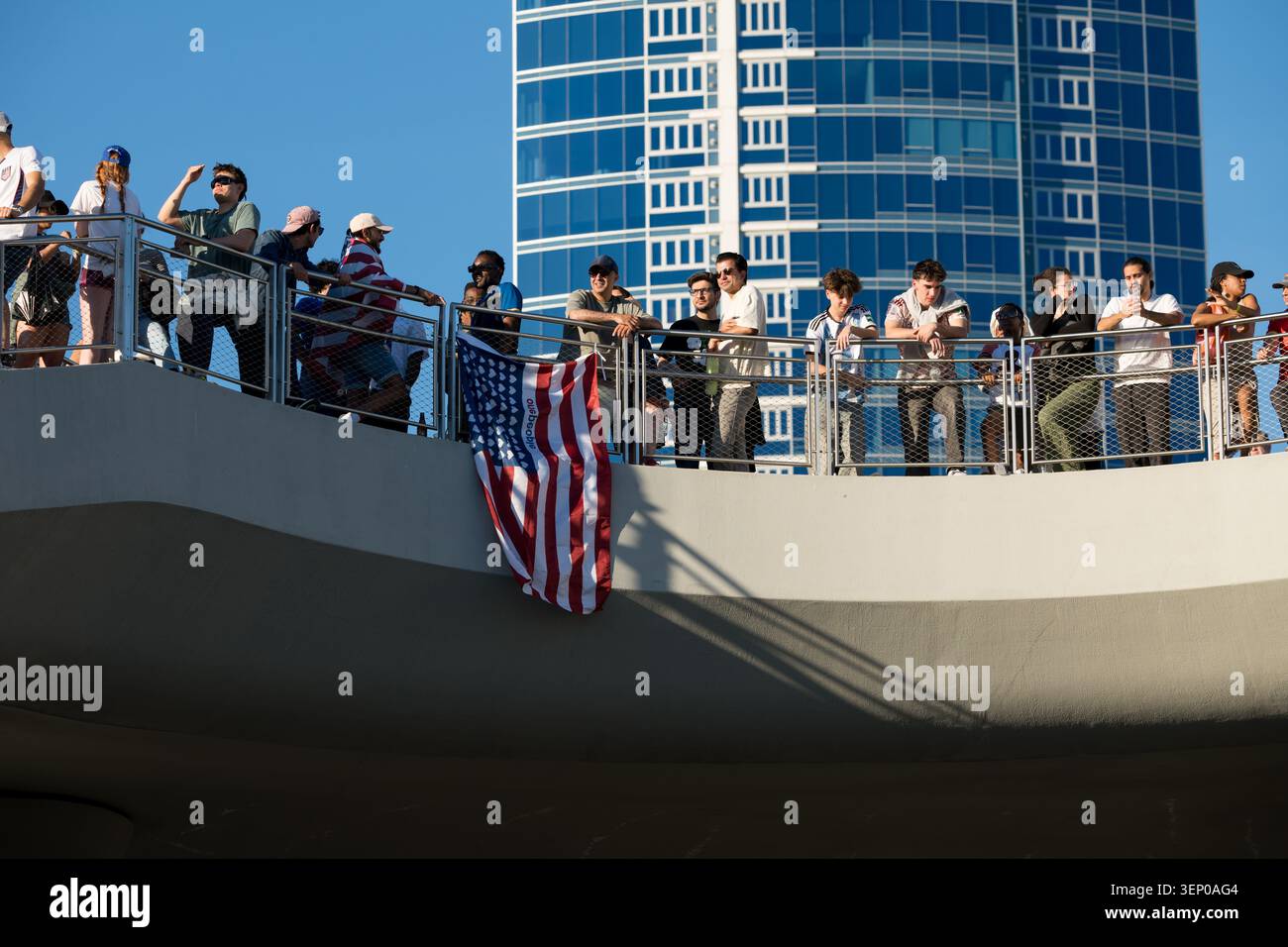 Seattle, USA. 12th Jun 2026. Thousands of fans flood the waterfront for ...