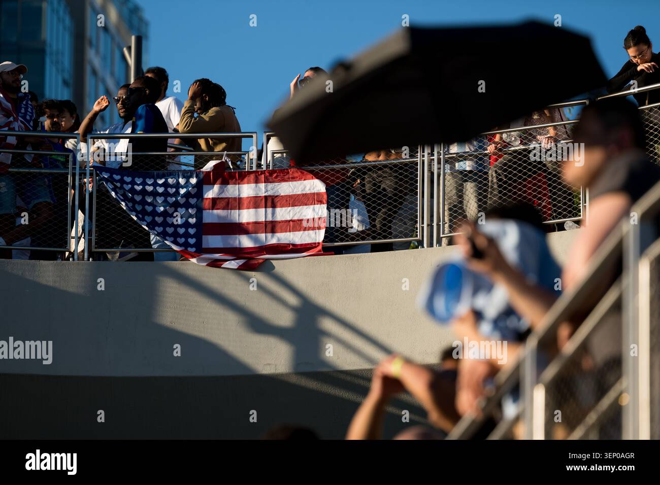 Seattle, USA. 12th Jun 2026. Thousands of fans flood the waterfront for ...