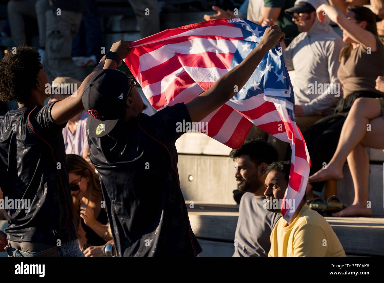 Seattle, USA. 12th Jun 2026. Thousands of fans flood the waterfront for ...