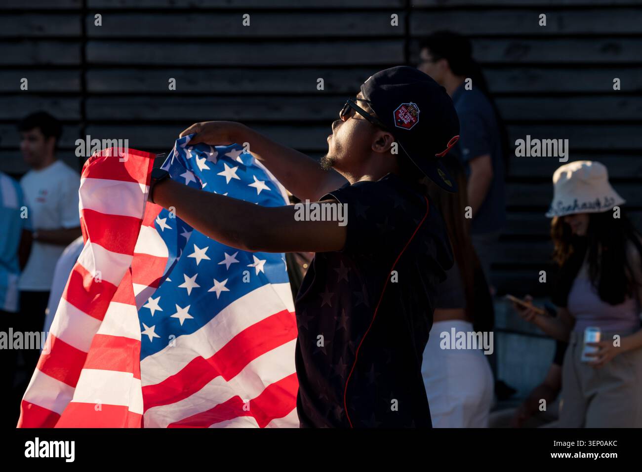 Seattle, USA. 12th Jun 2026. Thousands of fans flood the waterfront for ...