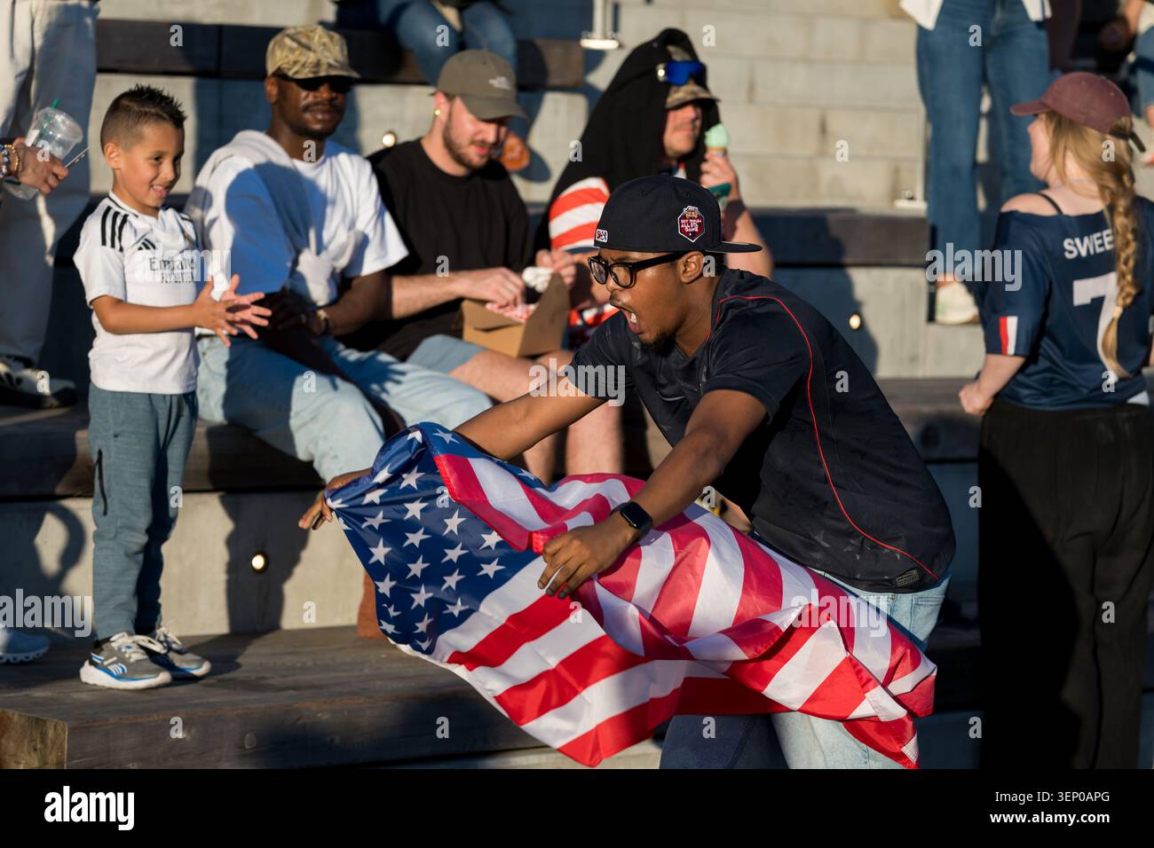 Seattle, USA. 12th Jun 2026. Thousands of fans flood the waterfront for ...