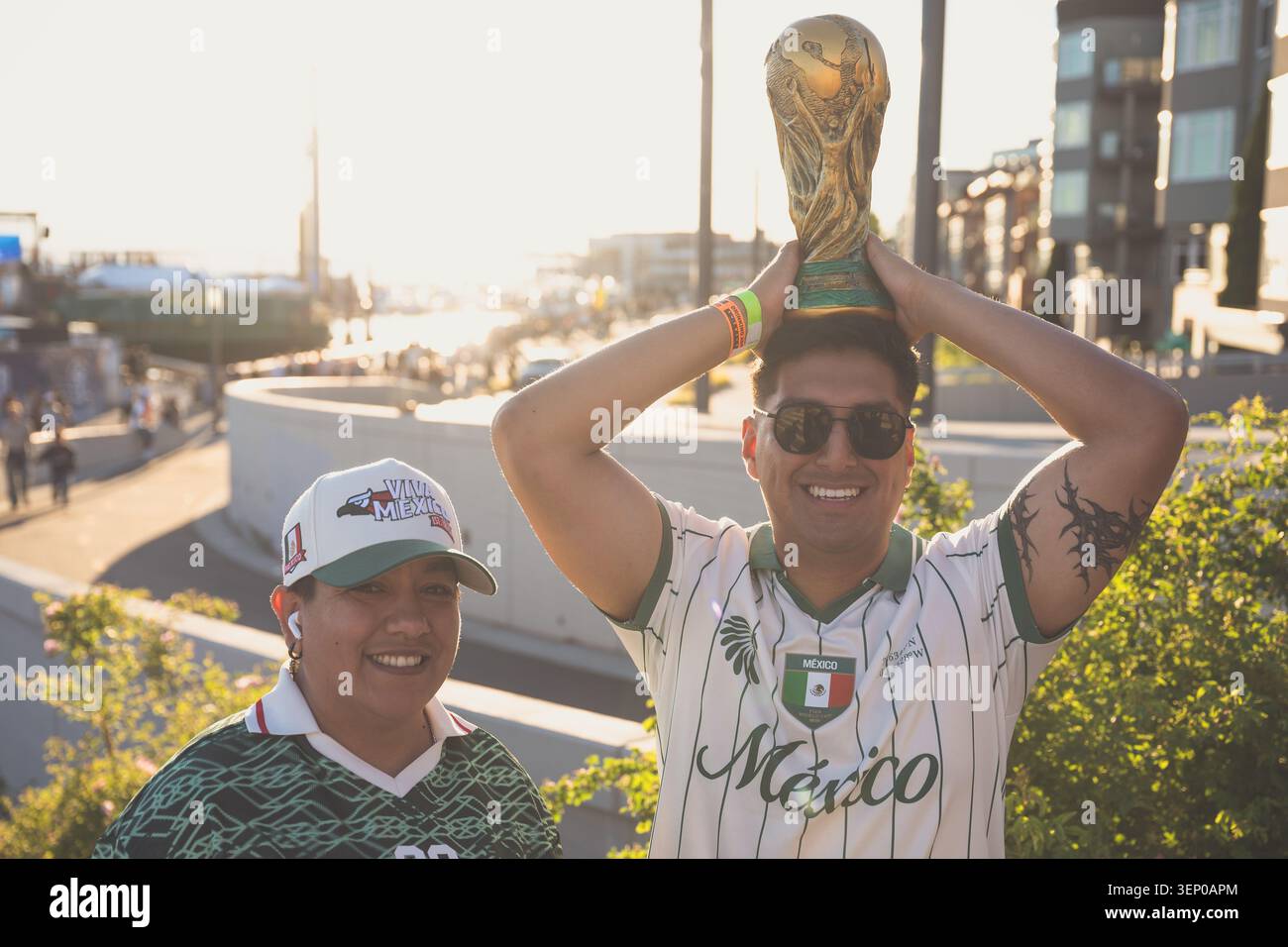 Seattle, USA. 12th Jun 2026. Thousands of fans flood the waterfront for ...