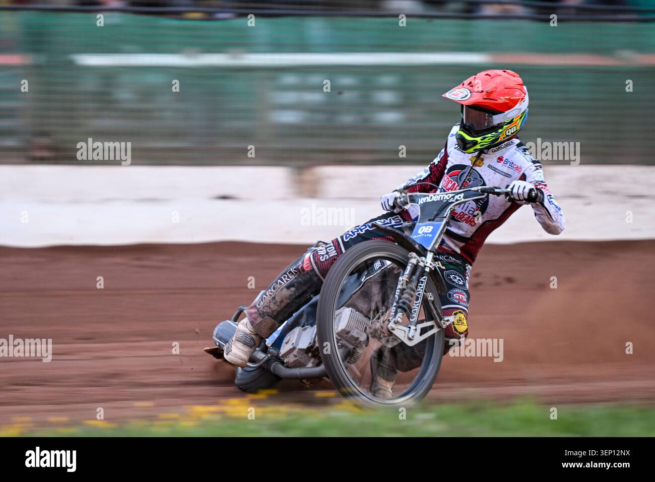 Nicolai Klindt of Redcar Bears out in front during Heat 13 of the ...
