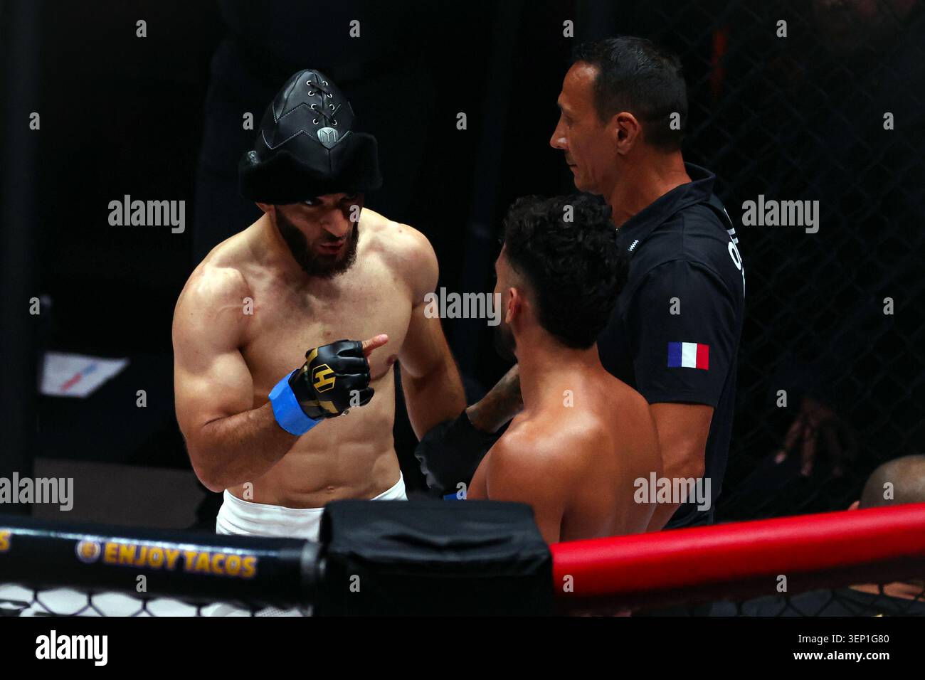 Muhammed Fatih OZTURK during the Hexagone MMA 45 at LDLC Arena on June ...