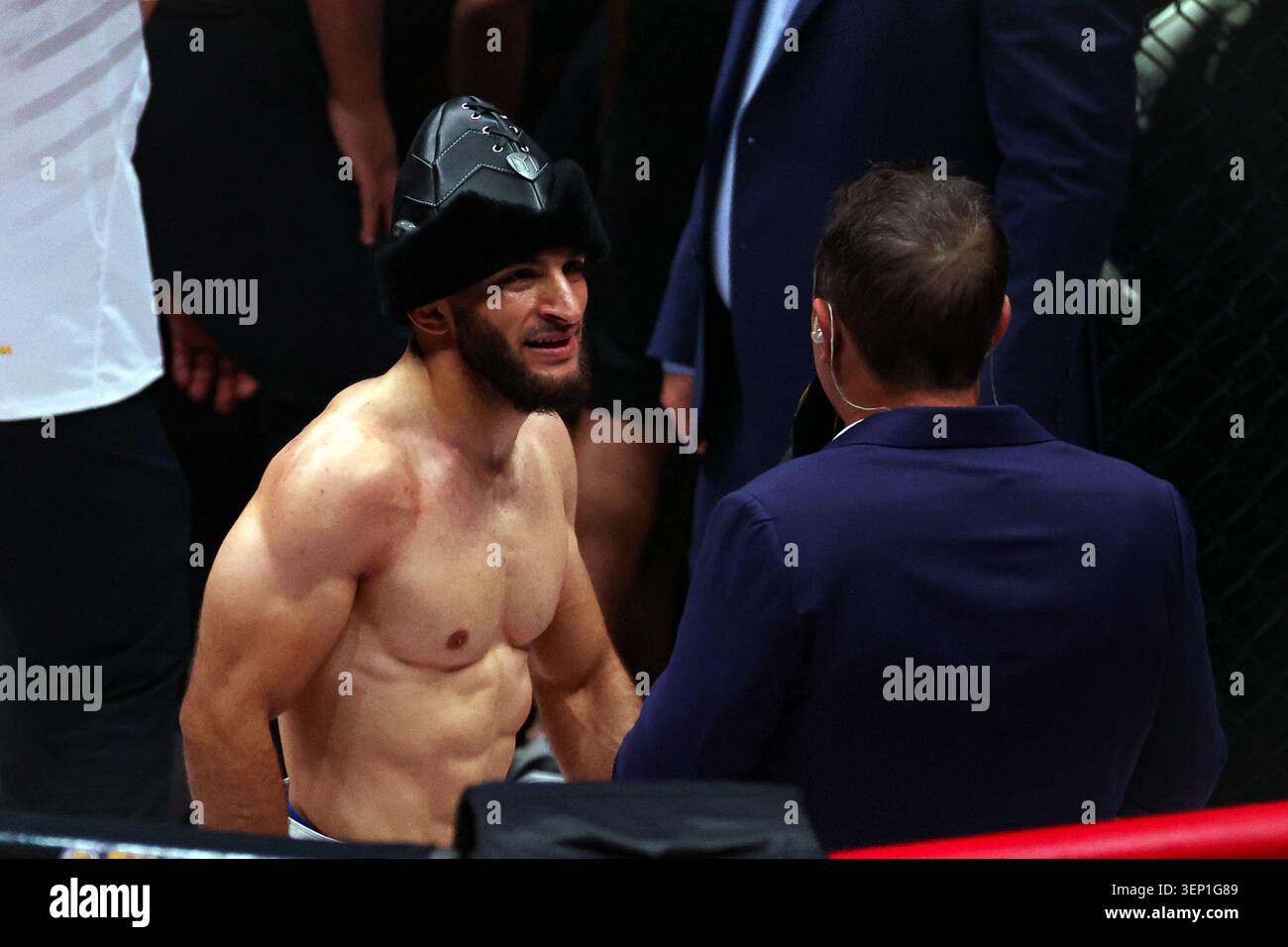 Muhammed Fatih OZTURK during the Hexagone MMA 45 at LDLC Arena on June ...