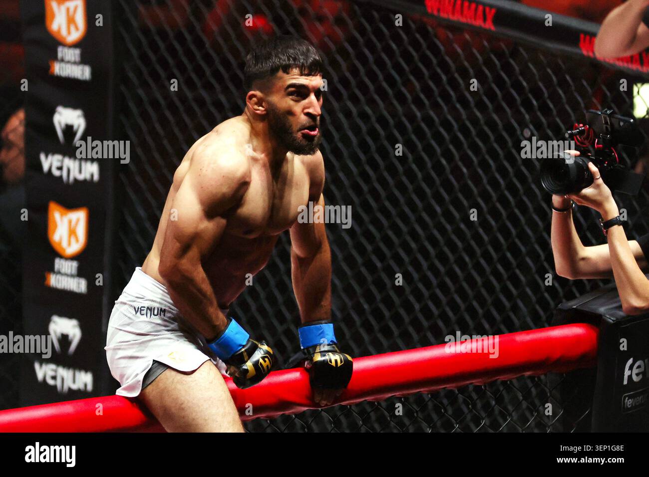Muhammed Fatih OZTURK during the Hexagone MMA 45 at LDLC Arena on June ...