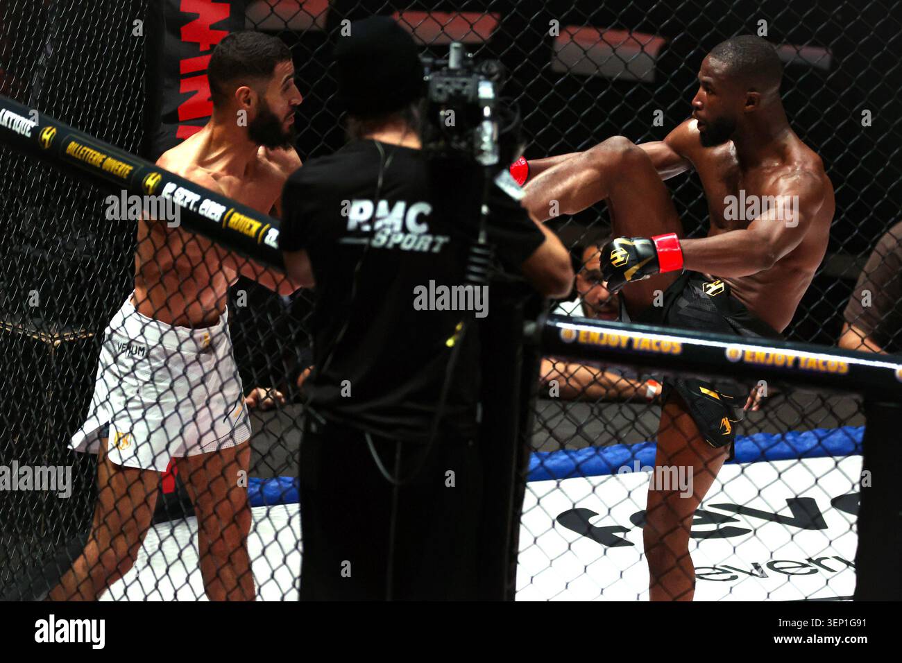 Youssouf OUATTARA during the Hexagone MMA 45 at LDLC Arena on June 12 ...