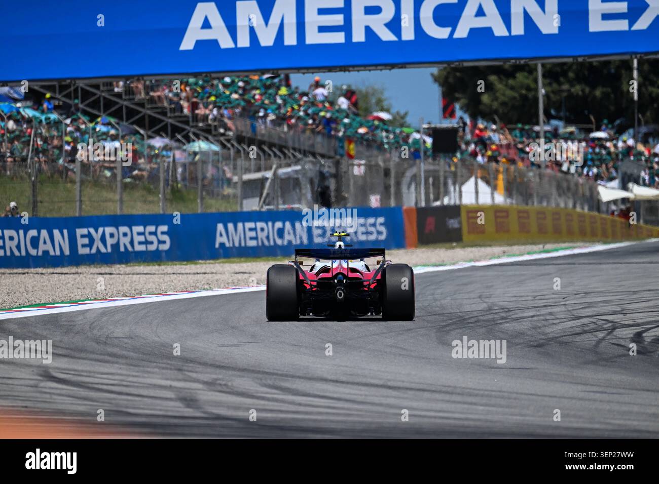 Spain, Barcelona, 13th June 2026, Lewis Hamilton, Ferrari, during the ...