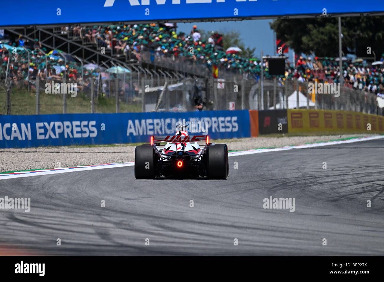 Spain, Barcelona, 13th June 2026, Oliver Bearman, Haas, during the F1 ...