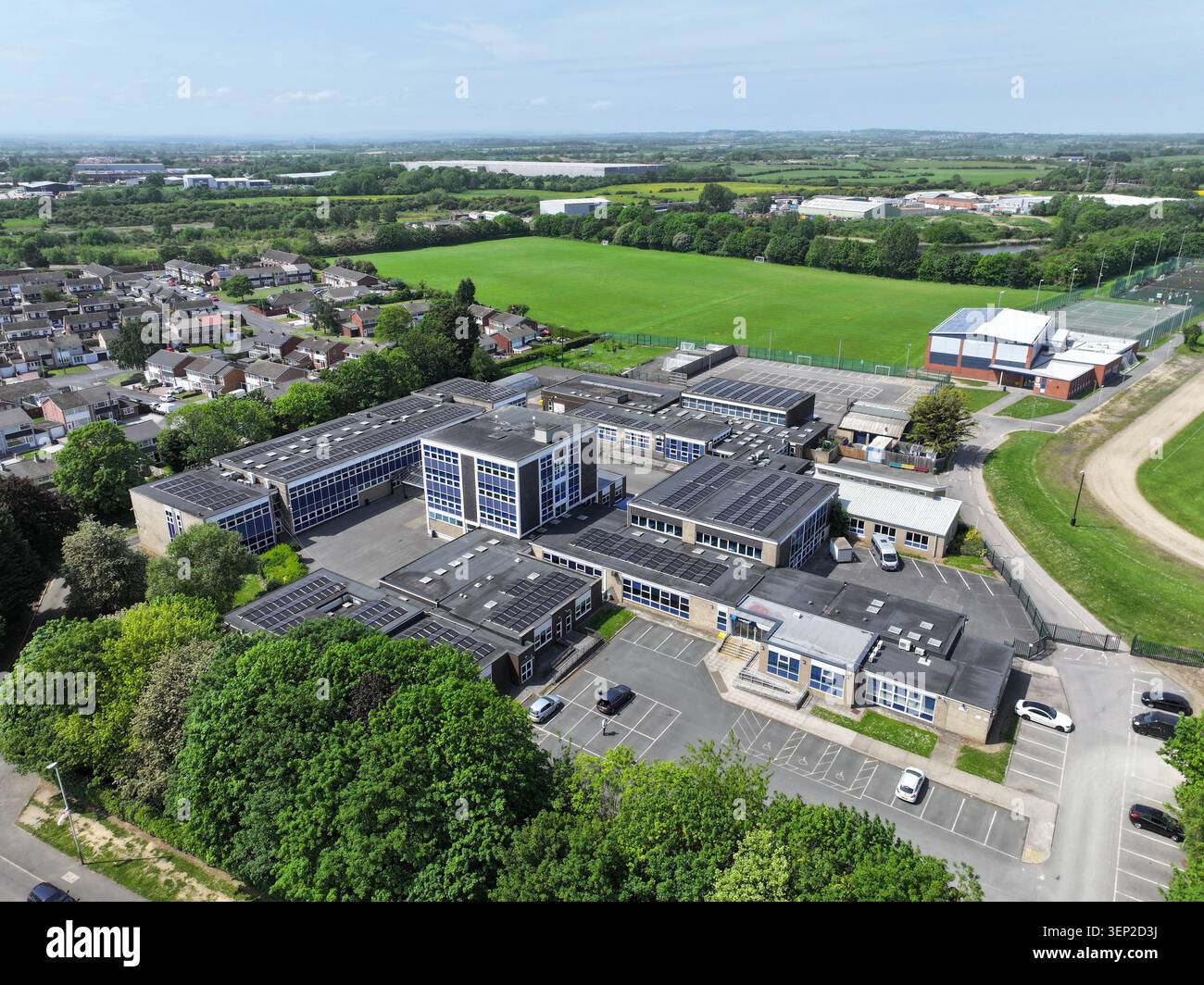 Aerial drone view of Stock Photo - Alamy