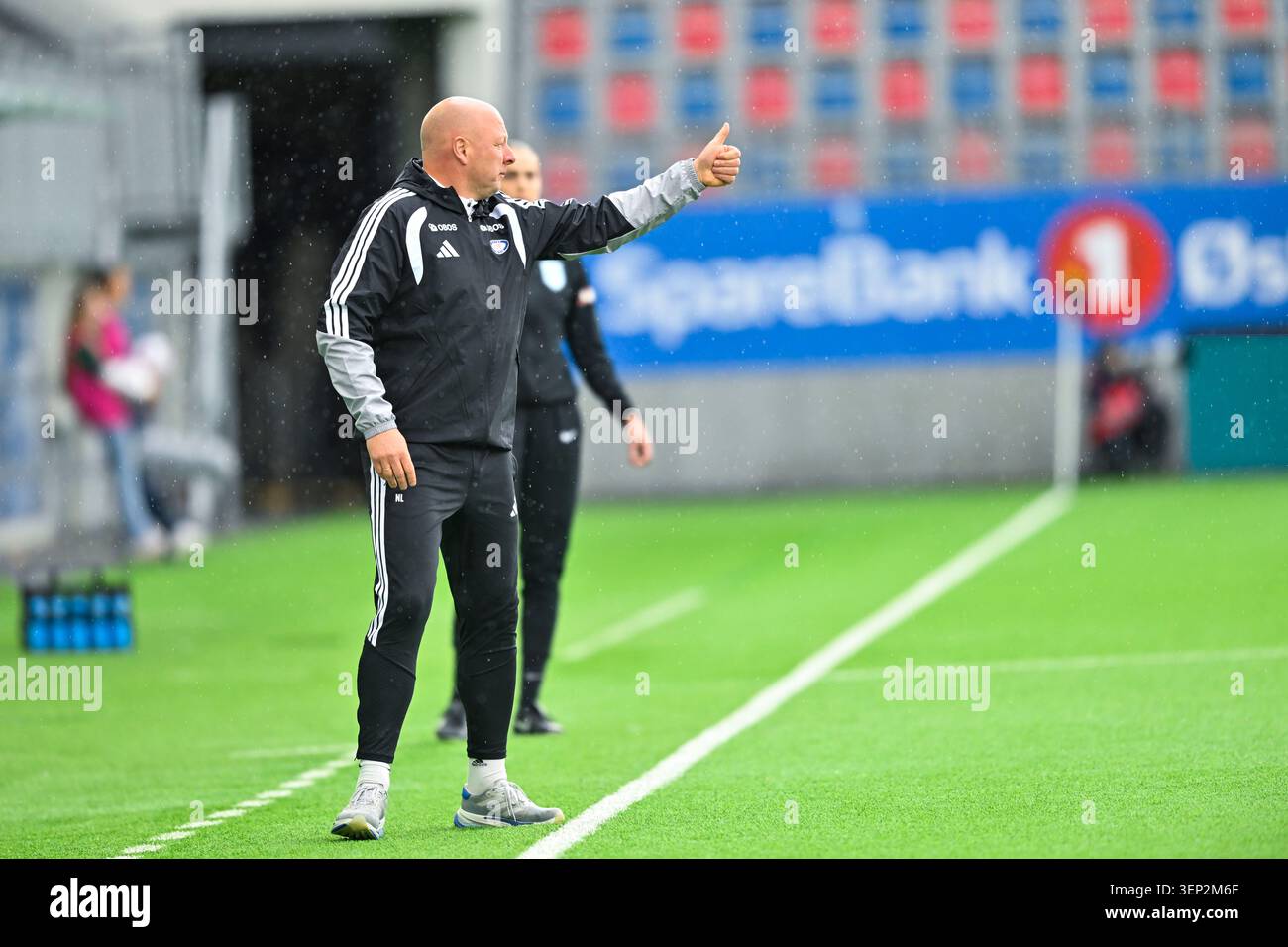 Oslo 20260613. Vålerenga's coach Nils Lexerød in the Toppserie football ...
