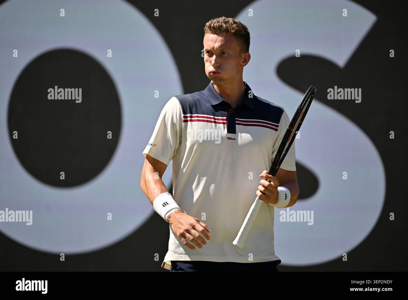Jiri Lehecka (CZE) Gestik Geste atmet tief durch Tennis Herren BOSS ...