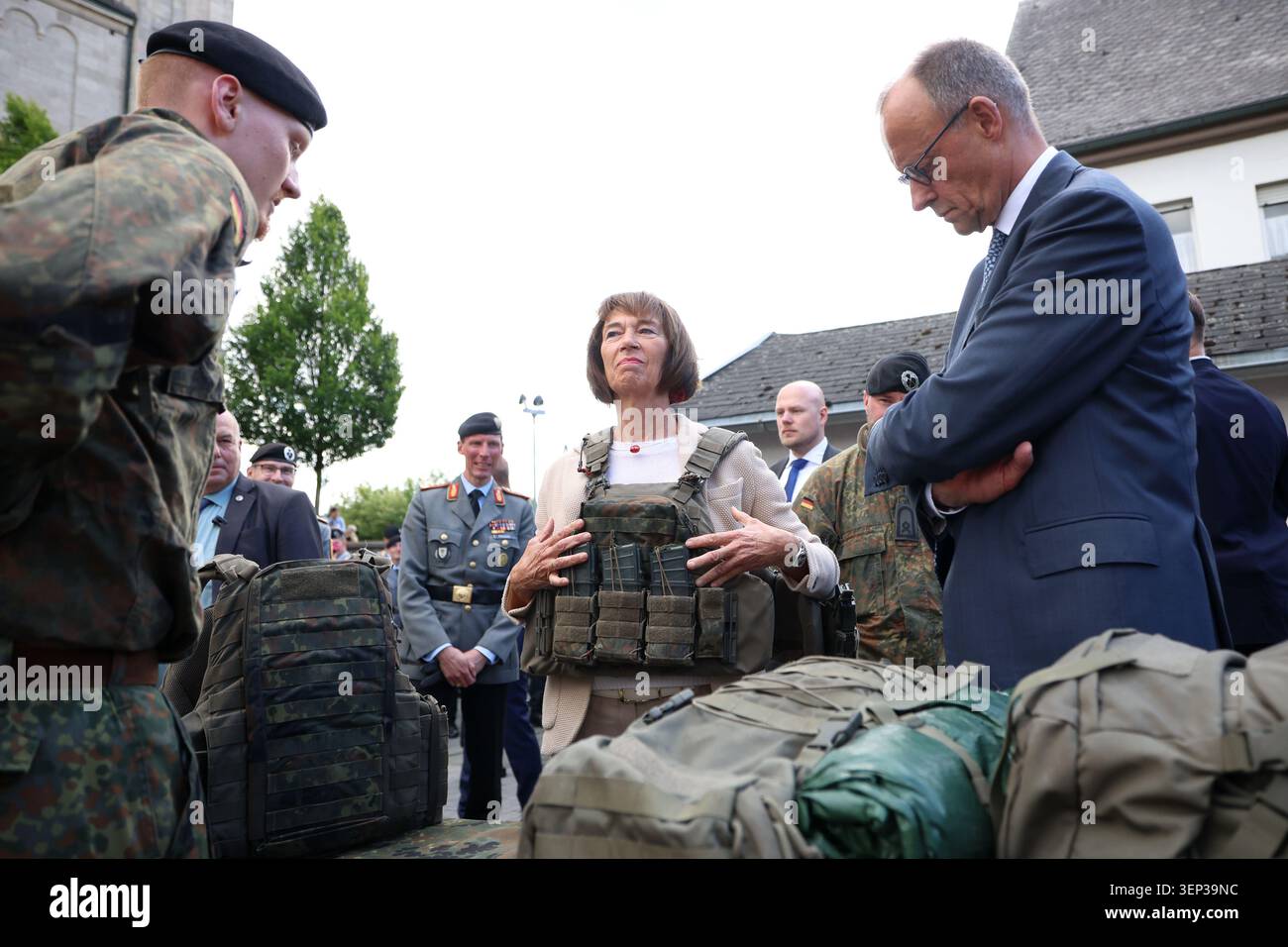 13 June 2026, North Rhine-Westphalia, Medebach: Chancellor Friedrich ...