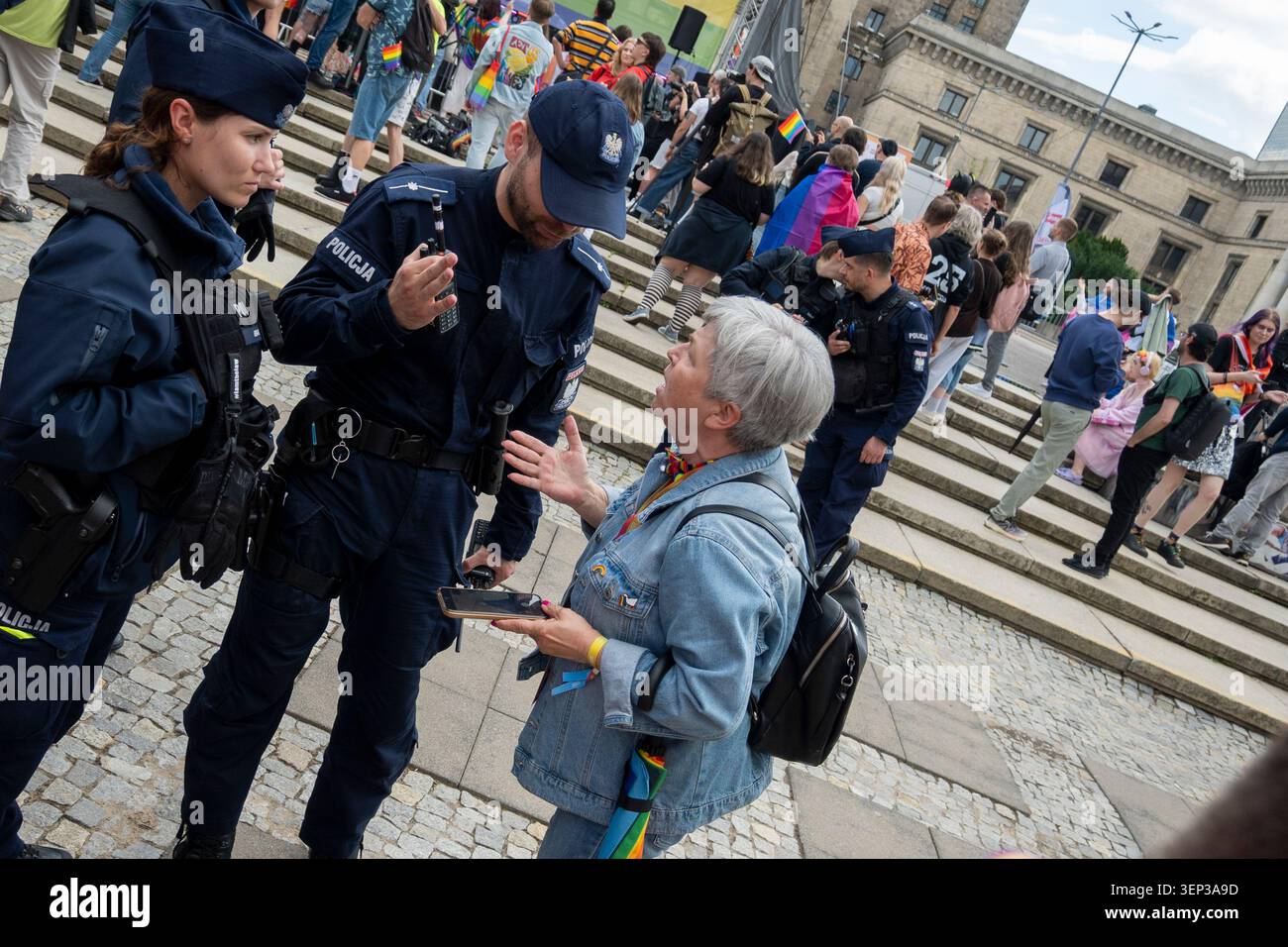 Warsaw, Poland. 13 June 2026. Participant of event seen arguing with ...