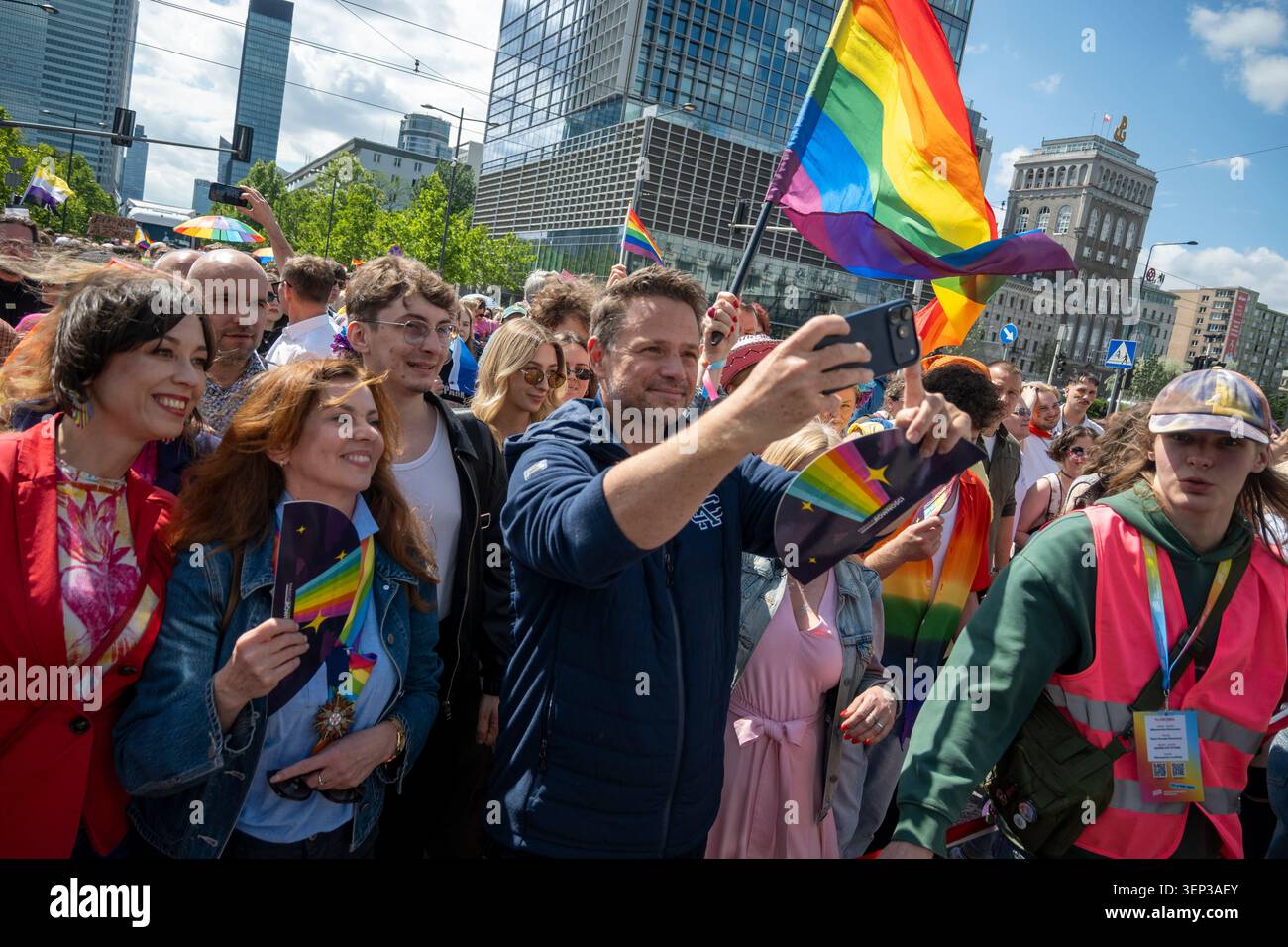 Warsaw, Poland. 13 June 2026. MAYOR of Warsaw RAFAL TRZASKOWSKI and ...