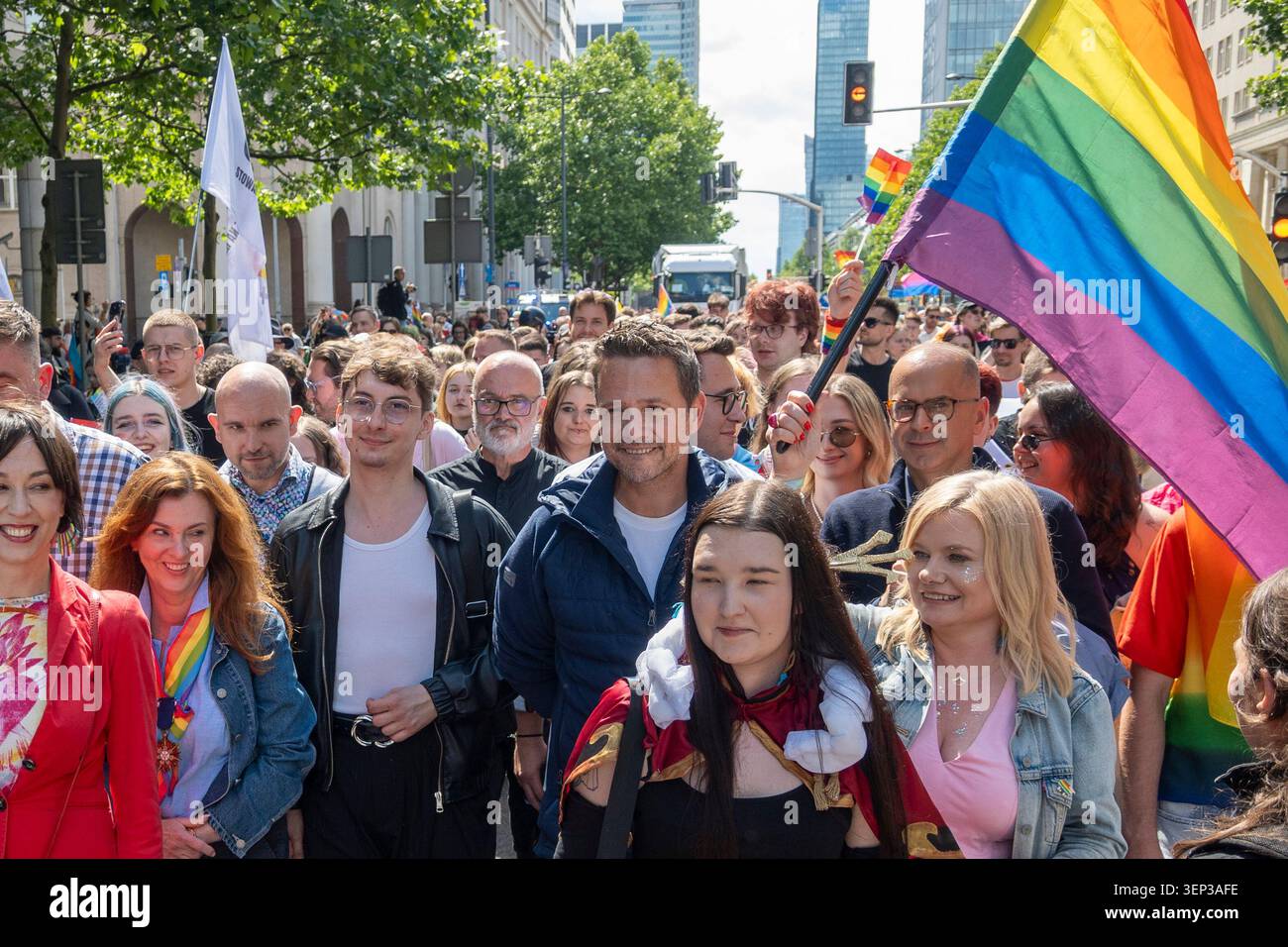 Warsaw, Poland. 13 June 2026. MAYOR of Warsaw RAFAL TRZASKOWSKI and ...