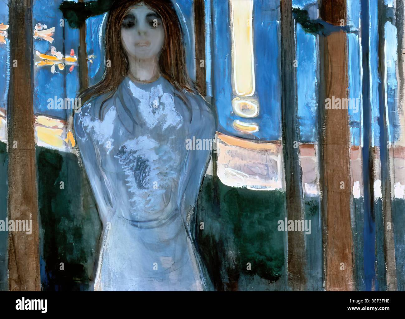 Edvard Munch - The Voice Stock Photo - Alamy