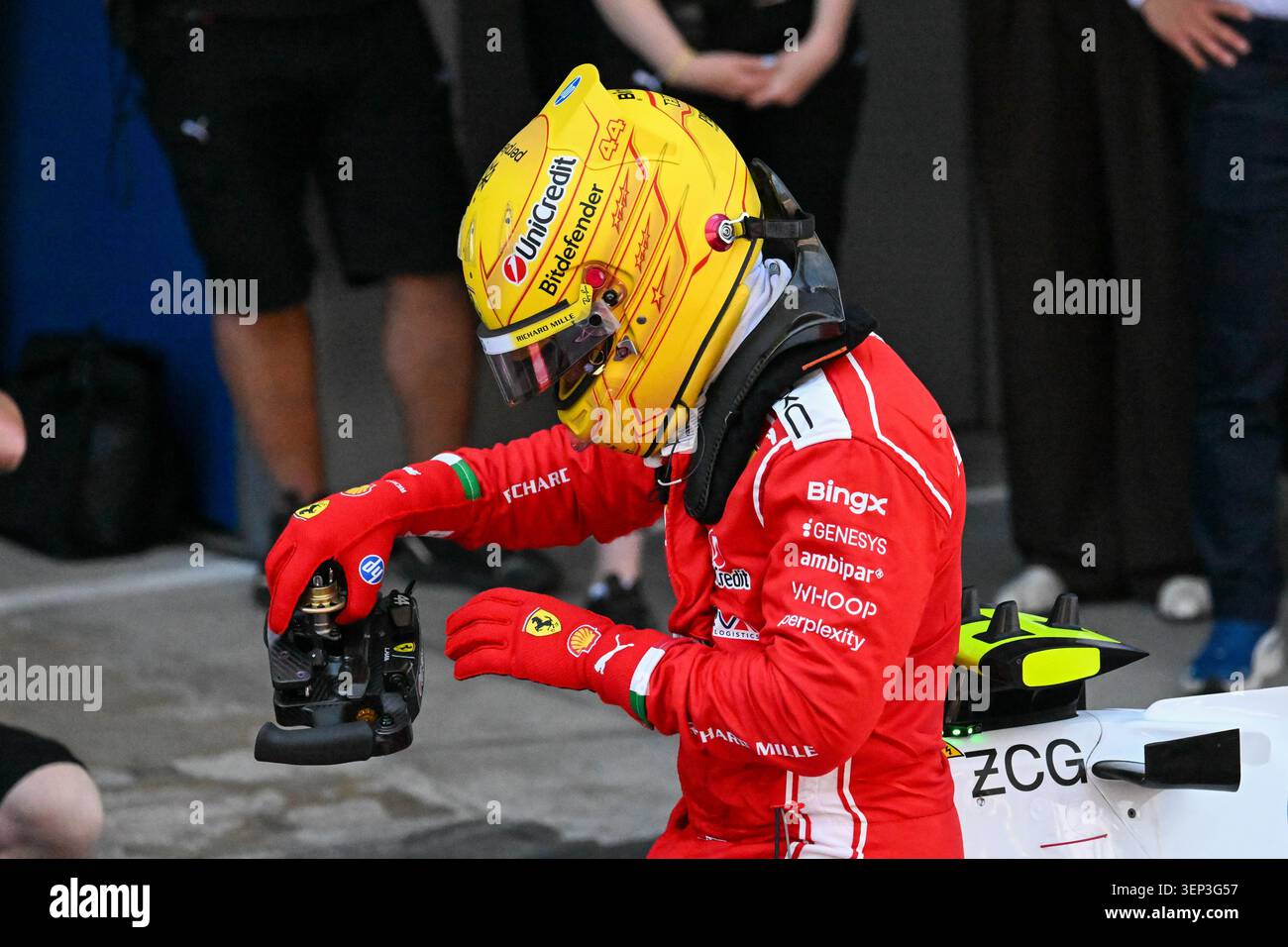 Spain, Barcelona, 13th June 2026, Lewis Hamilton, Ferrari, during the ...