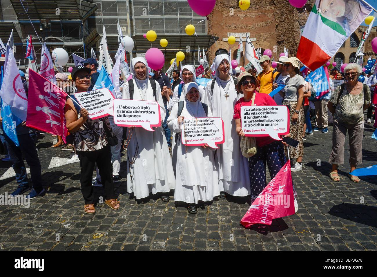 IPA85647685 - Rome: National Pro-Life Rally Stock Photo - Alamy