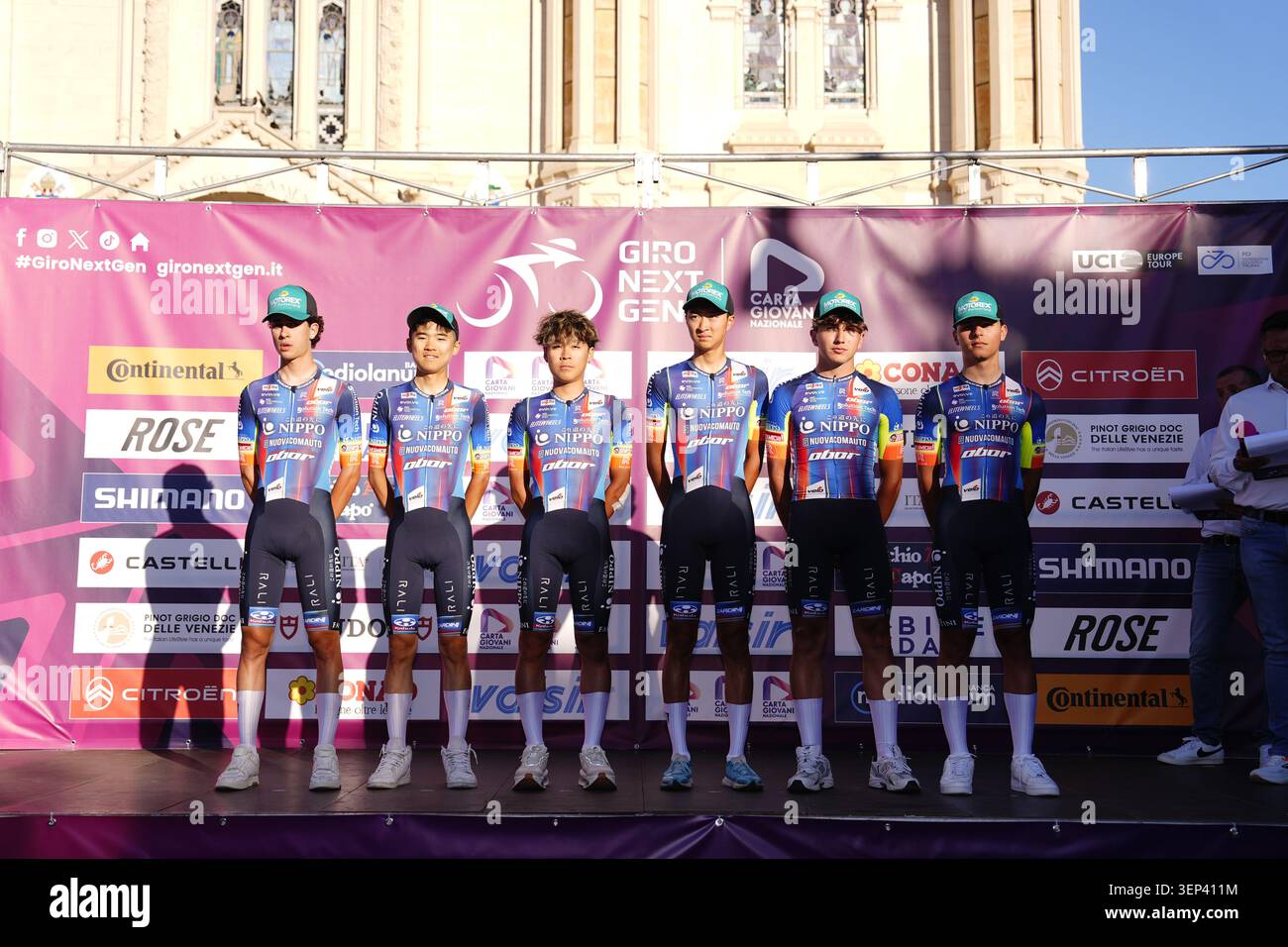 TEAM NIPPO NUOVACOMAUTO OBOR TEAM during the presentation of the teams ...