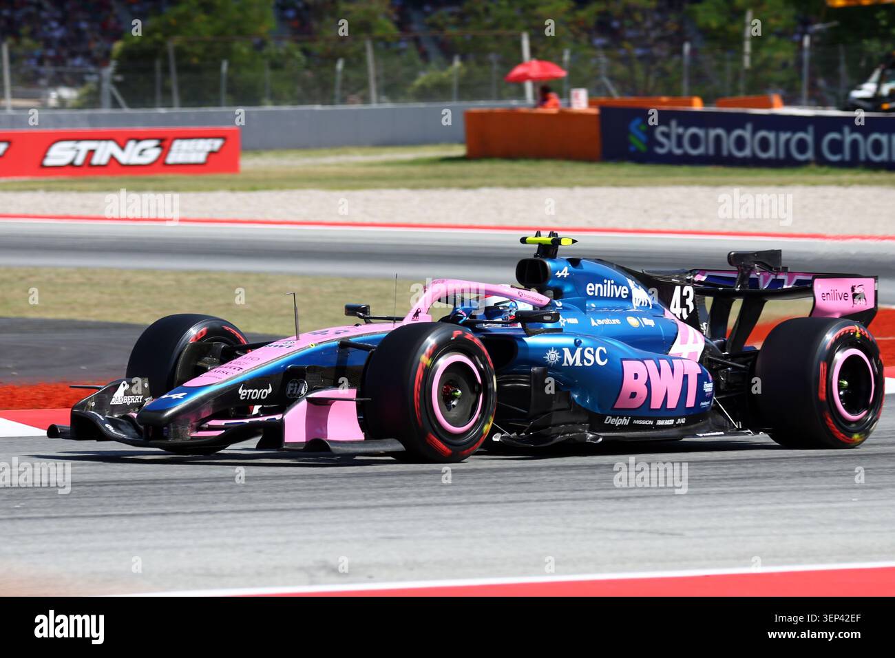 Barcelona, Spain. 13th June, 2026. Franco Colapinto of BWT Alpine ...