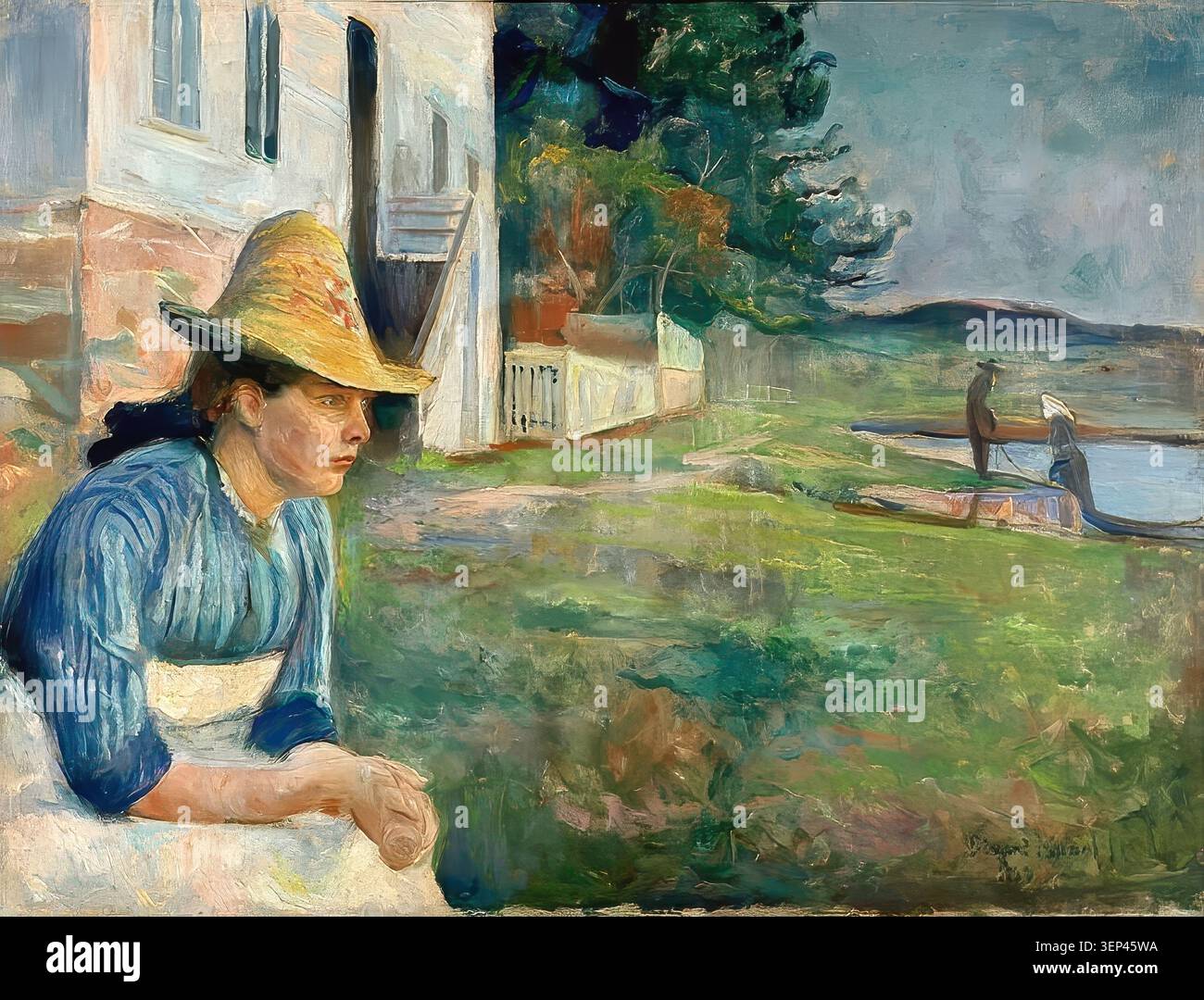 Edvard Munch - Abend Stock Photo - Alamy