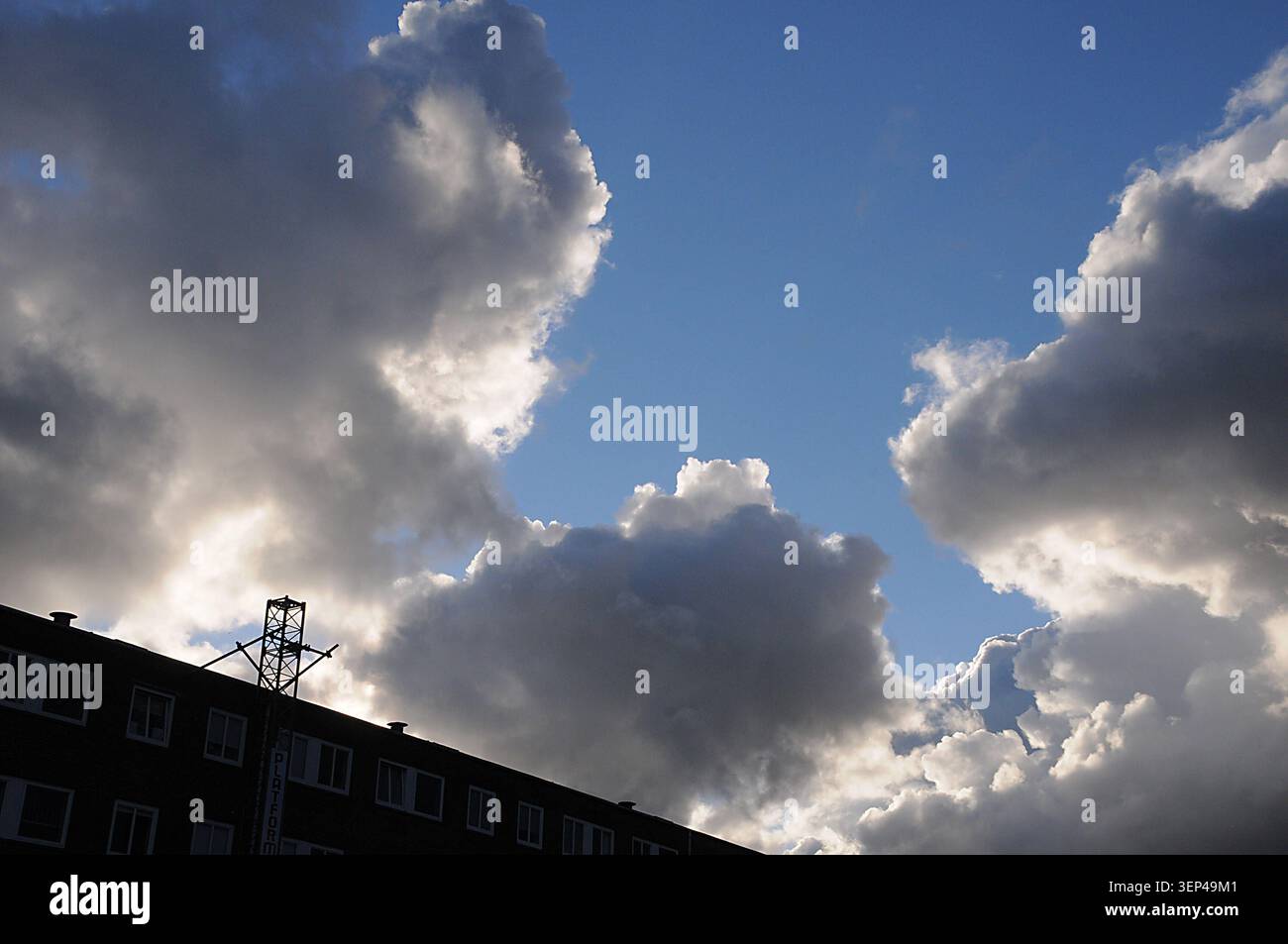 Copenhagen/Denmark /13 JUNE 2026/ dark clouds weather over kastrup ...