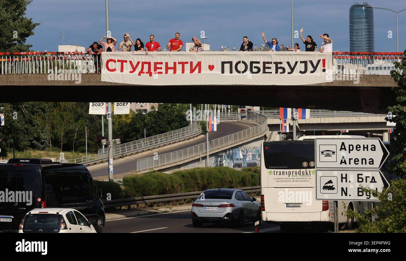 13.06.2026 BelgradeSerbia Politics/ Life Transparent, students win on ...