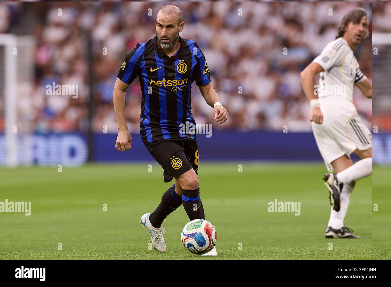 Rodrigo Palacio of Inter Legends is seen in action during the Corazon ...