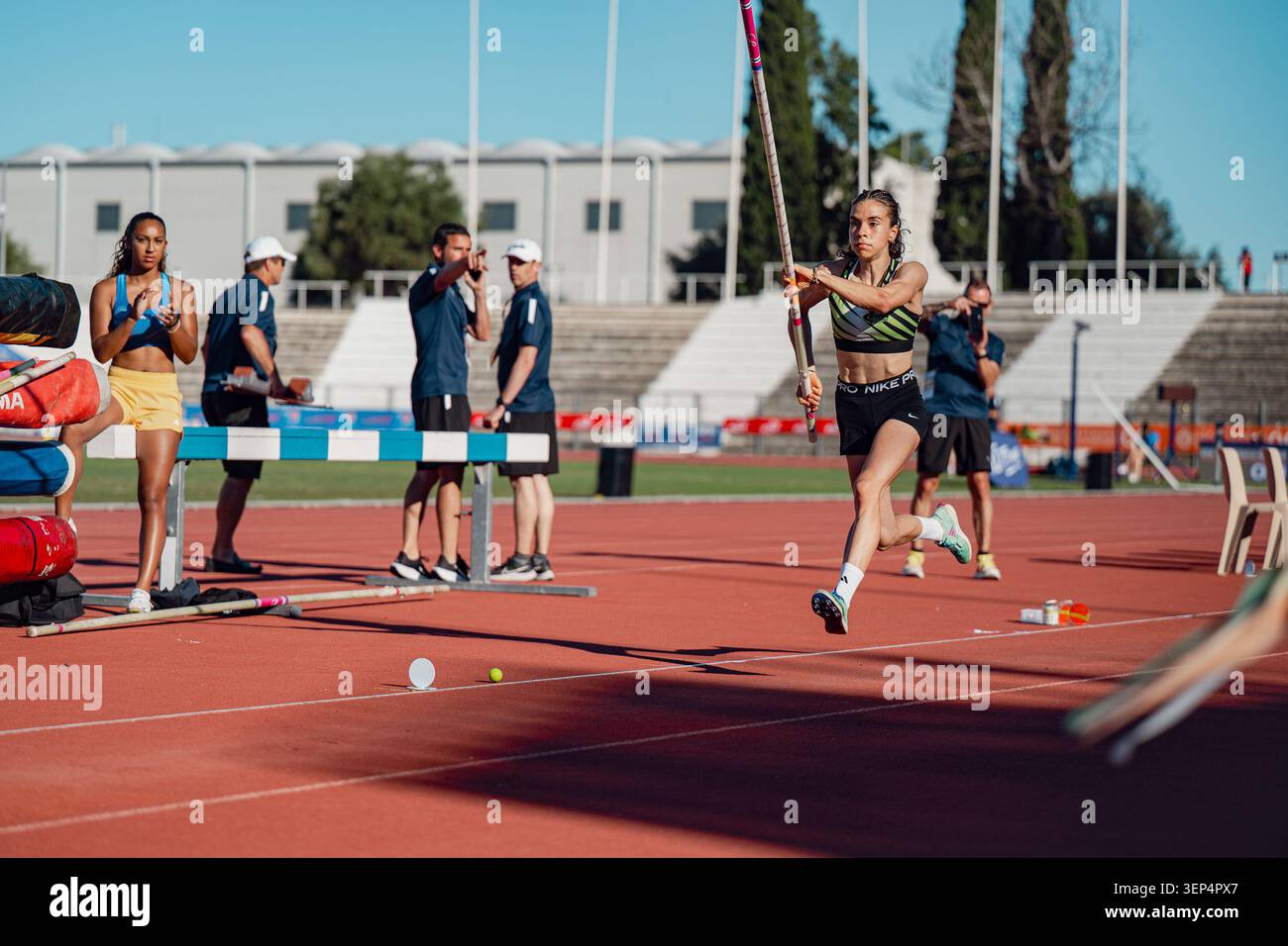 BOURGEOIS Auriane (France) — Pole Vault — Women's Final, during the ...