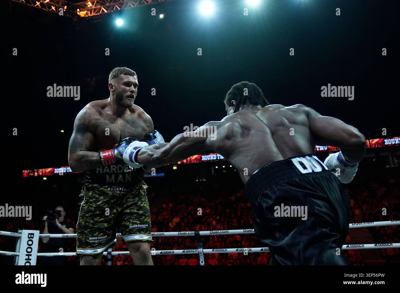 Big Stacks in action against Armz at the AO Arena, Manchester. Picture ...