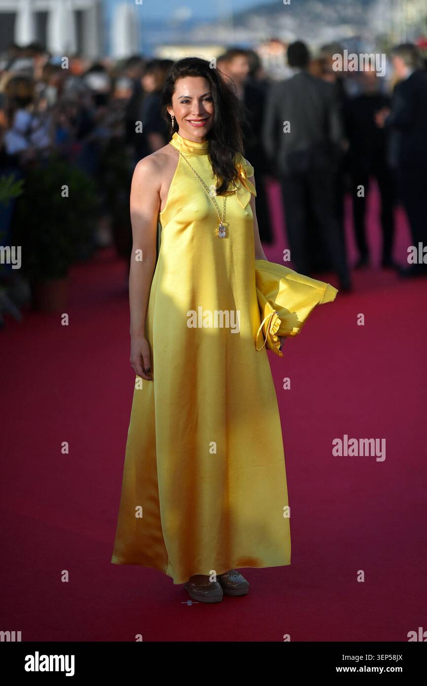 guest attends the Closing Ceremony of the 40th Cabourg Film Festival on ...