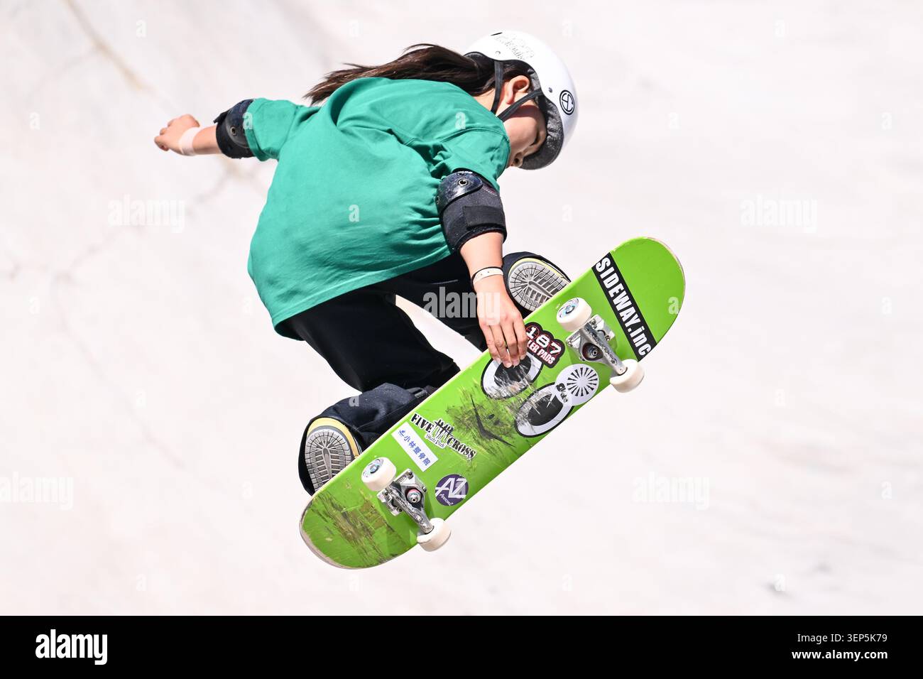 Hikari SATAKE (JPN) practice before the Women’s Semifinal WST World Cup ...