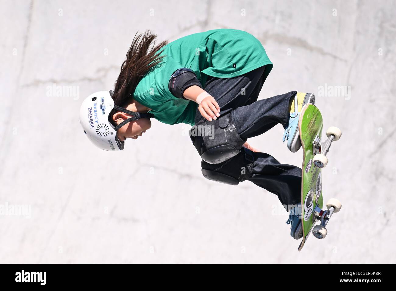 Hikari SATAKE (JPN) practice before the Women’s Semifinal WST World Cup ...