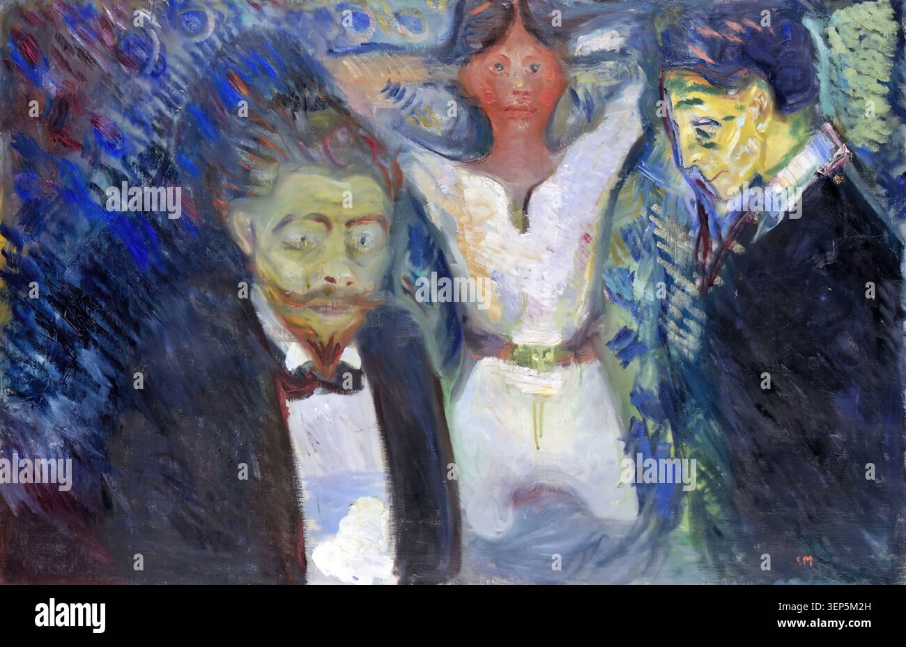Edvard Munch - Jealousy Stock Photo - Alamy