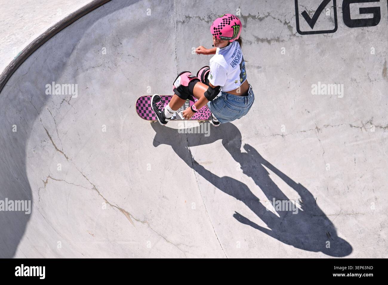 Arisa TREW (AUS) practice before the Women’s Semifinal WST World Cup ...