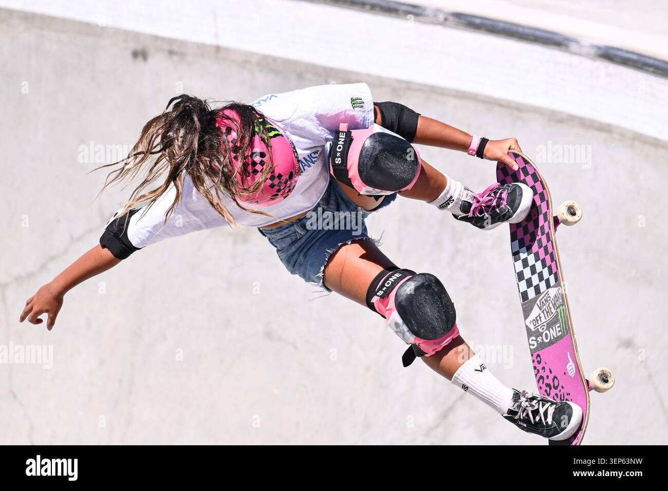Arisa TREW (AUS) practice before the Women’s Semifinal WST World Cup ...