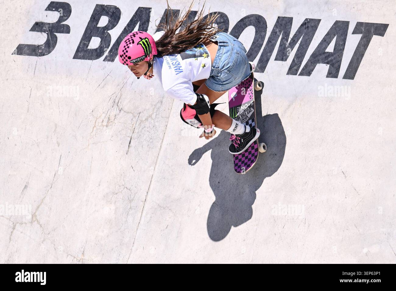 Arisa TREW (AUS) practice before the Women’s Semifinal WST World Cup ...