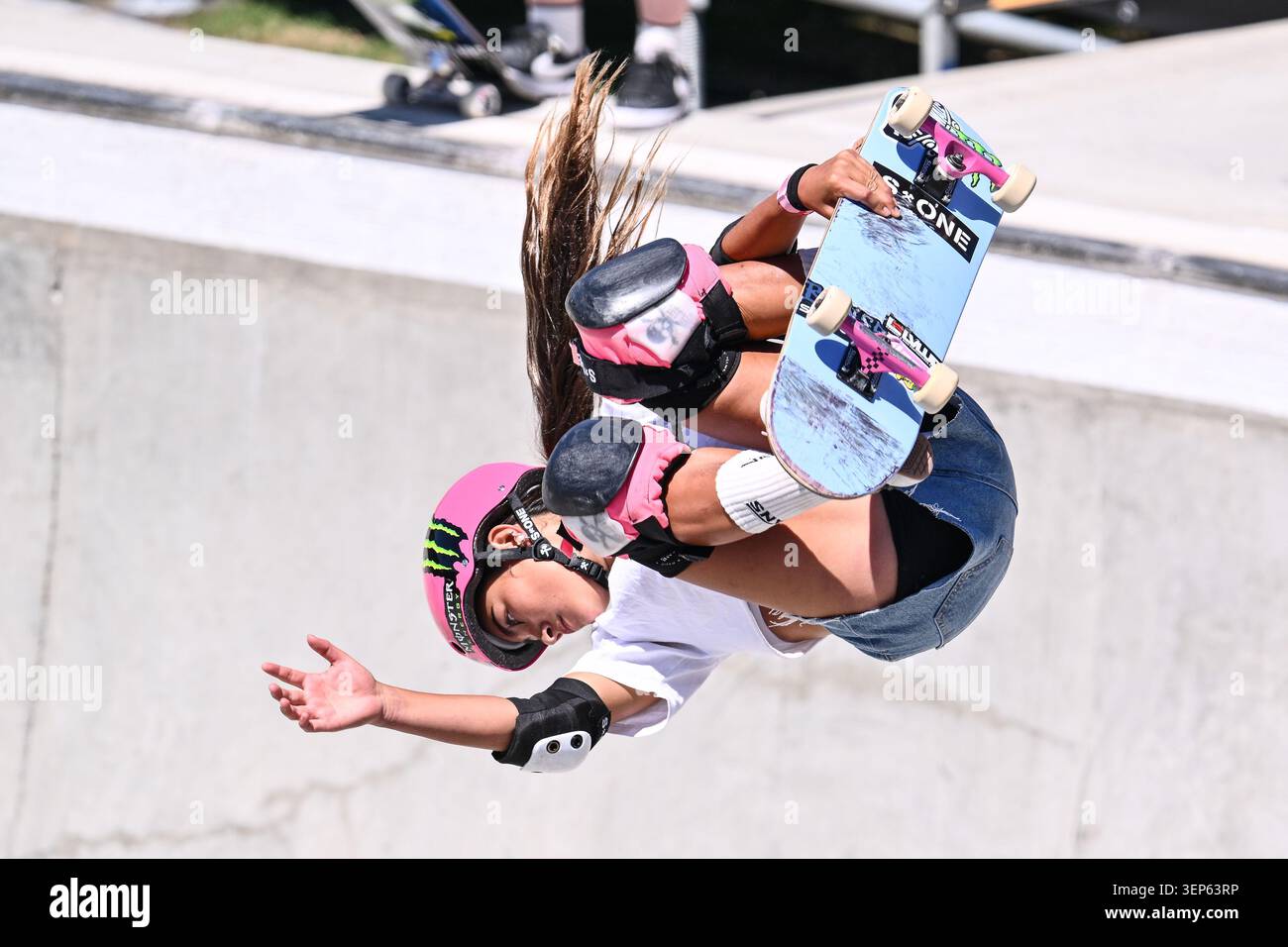 Arisa TREW (AUS) practice before the Women’s Semifinal WST World Cup ...