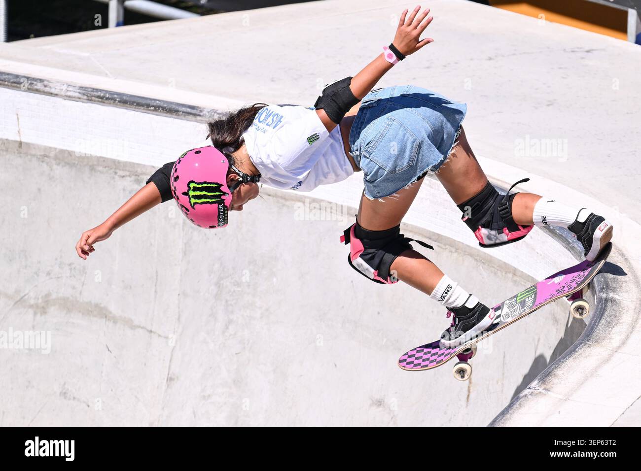 Arisa TREW (AUS) practice before the Women’s Semifinal WST World Cup ...