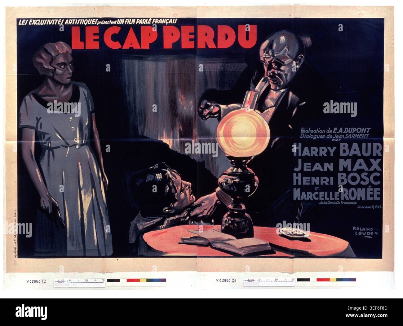 Cape forlorn film poster 1930s cinema release hi-res stock photography ...