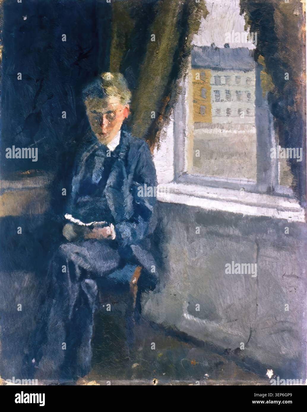 Edvard Munch - Andreas Reading Stock Photo - Alamy